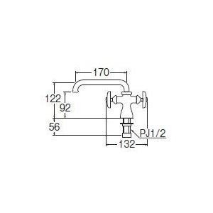 SANEI 二口立形自在水栓 E50A-13 :s08-1493:DIY FACTORY ONLINE SHOP - 通販 - Yahoo!ショッピング