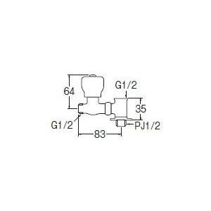 SANEI 分岐バルブ B24-13 :s08-6085:DIY FACTORY ONLINE SHOP - 通販 - Yahoo!ショッピング