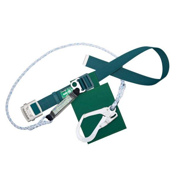 藤井電工 胴ベルト型安全帯 ナイロンロープ 青緑 TB-SAF-593CーBG-L-JAN-BP 1本 : DIY FACTORY ...