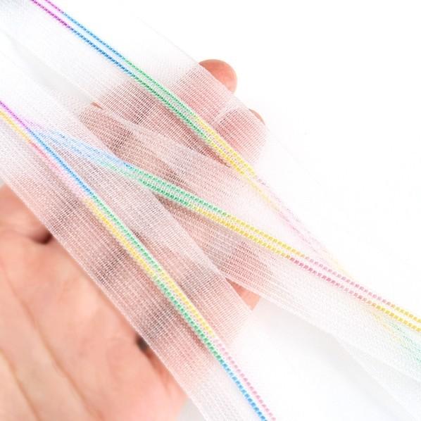 YKK Y.K.K スケルトンファスナー レインボー MIX 30cm×25cm×05cm SKF30-7MIX 7本 : DIY ...