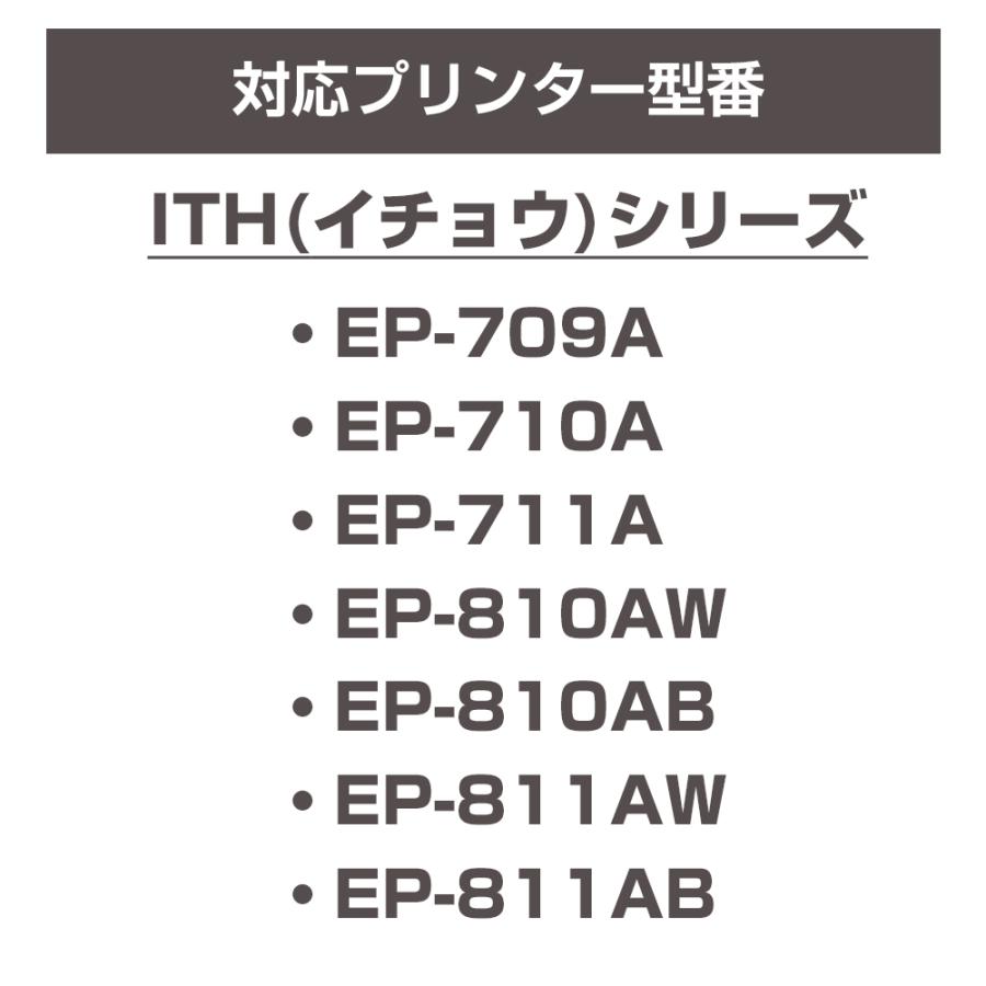 エコインク エプソン 互換インク ITH-M イチョウ マゼンタ 3個セット 互換インクカートリッジ EP-709A/EP-710A/EP-711A/EP-810AB/EP-810AW対応 ...