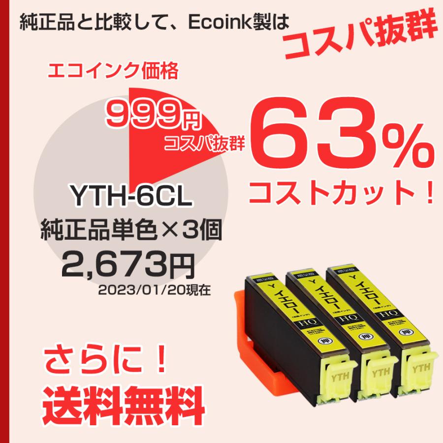 エプソン YTH-Y ヨット イエロー 3個 エプソンプリンター対応 互換インクカートリッジ イエロー×3 EPSONプリンター用 EP-10VA EP-30VA : エコインク Yahoo ...