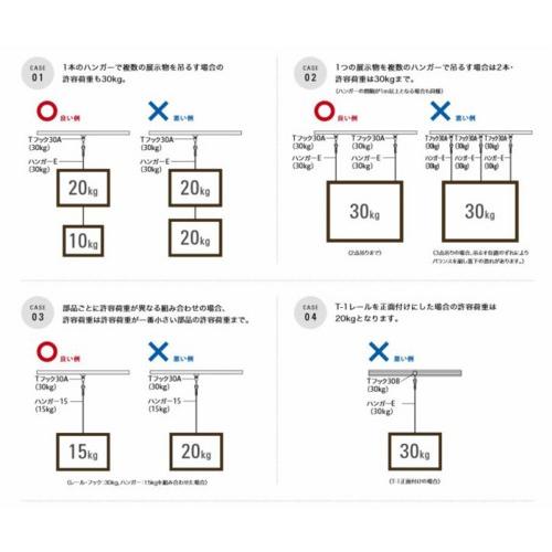 DIYパートナー TOSO ピクチャーレール Tシリーズ用 フック Tフック 30A ホワイト t 30a トーソー : DIYパートナー - 通販 - Yahoo!ショッピング