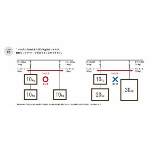 DIYパートナー TOSO ピクチャーレール Tシリーズ用 フック Tフック 30A ホワイト t 30a トーソー : DIYパートナー - 通販 - Yahoo!ショッピング