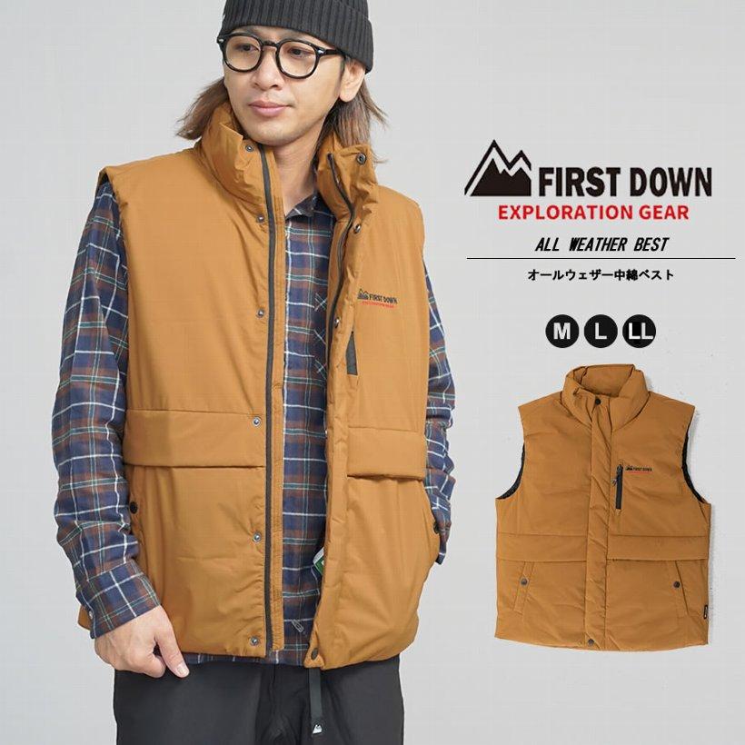 FIRST DOWN（ファーストダウン） FIRST DOWN EX メンズ オールウェザー 中綿 ベスト 撥水 防風 アウター ストリート ファッション 2023秋冬 新作 : DJ ...