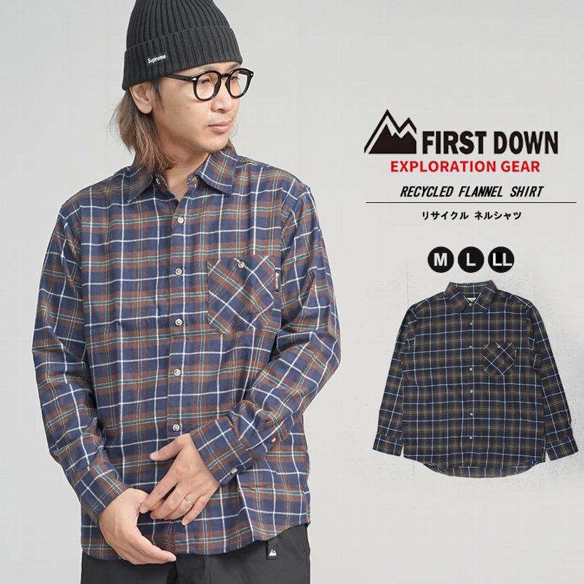FIRST DOWN EX ファーストダウン メンズ ネルシャツ チェック柄 長袖シャツ ストリート ファッション 2023秋冬 新作 : DJドリームス - 通販 - Yahoo!ショッピング