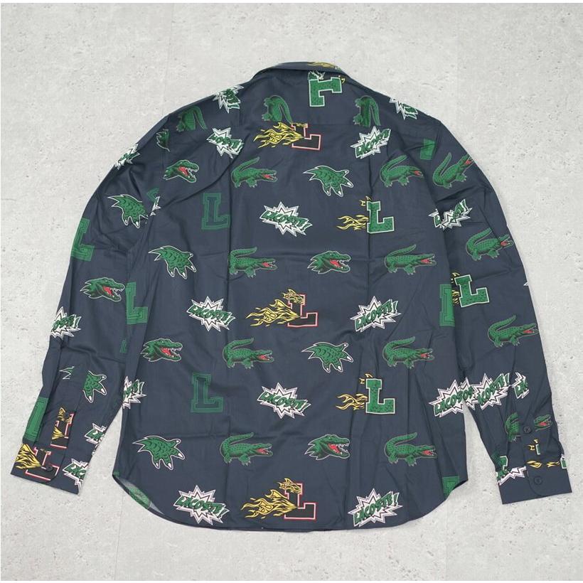 LACOSTE ラコステ カジュアルシャツ メンズ 長袖 ロゴ ワニ ストリート ファッション 大きいサイズ CH0215 : DJドリームス ...