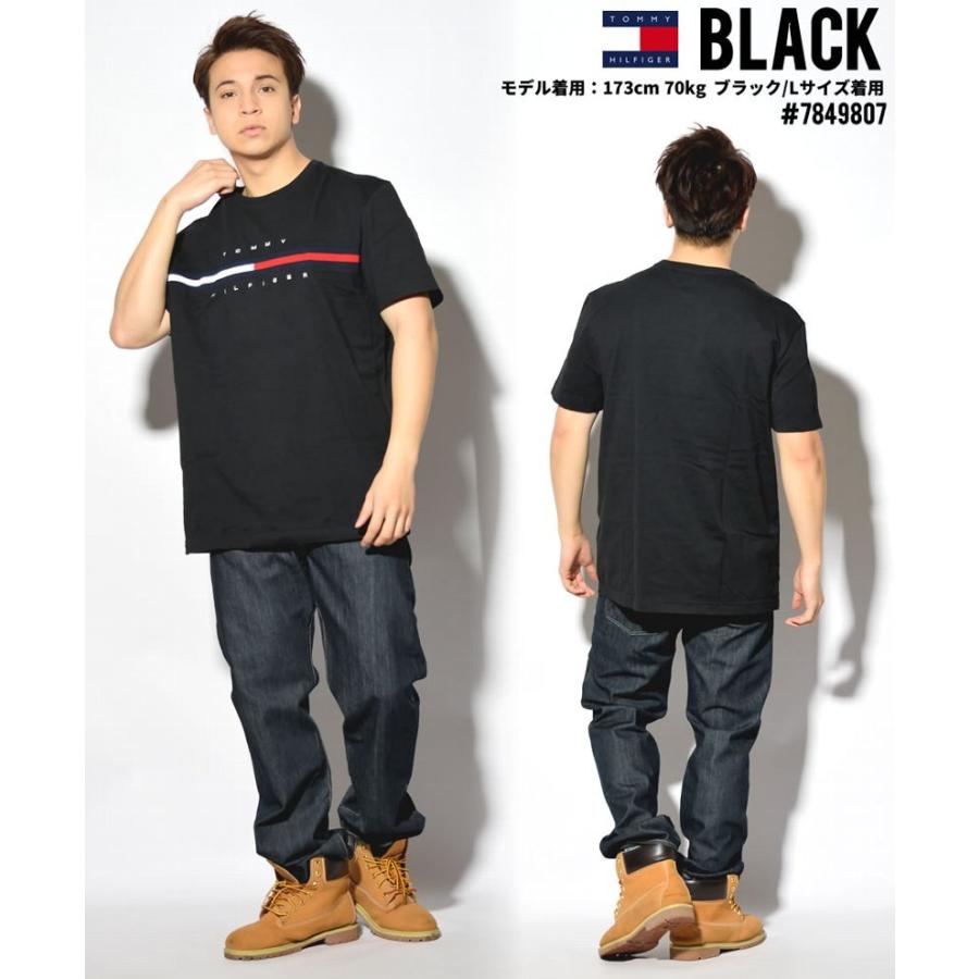 TOMMY HILFIGER トミーヒルフィガー Tシャツ メンズ レディース 半袖 ロゴT 7849807 コットン100% 新品 白 紺 ...