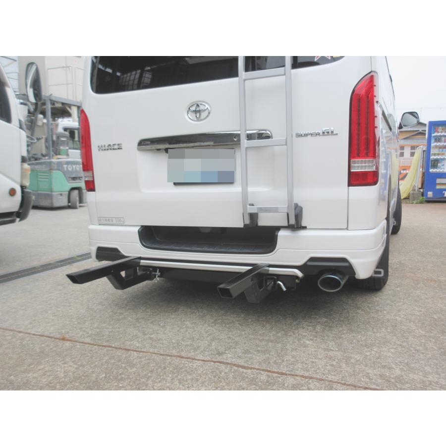 DMDヒッチ ハイエース200系TRDエアロ用 E級2本出しキャリア HE200-TRD3E-2 : DMD-Yahoo!ショップ - 通販 - Yahoo!ショッピング