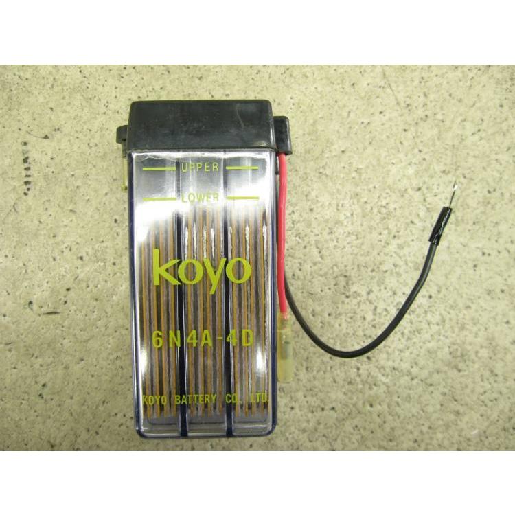 ★KOYO★ 6N4A-4D 6V バッテリー 液無し BATTERY B.14 : DMR-Japan - 通販 - Yahoo!ショッピング
