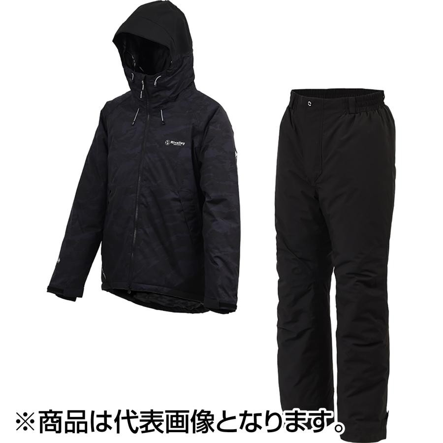 Rivalley 双進(SOSHIN) RL ストレッチウォームスーツ M ブラックカモ 6450 : dn-webshop - 通販 - Yahoo!ショッピング