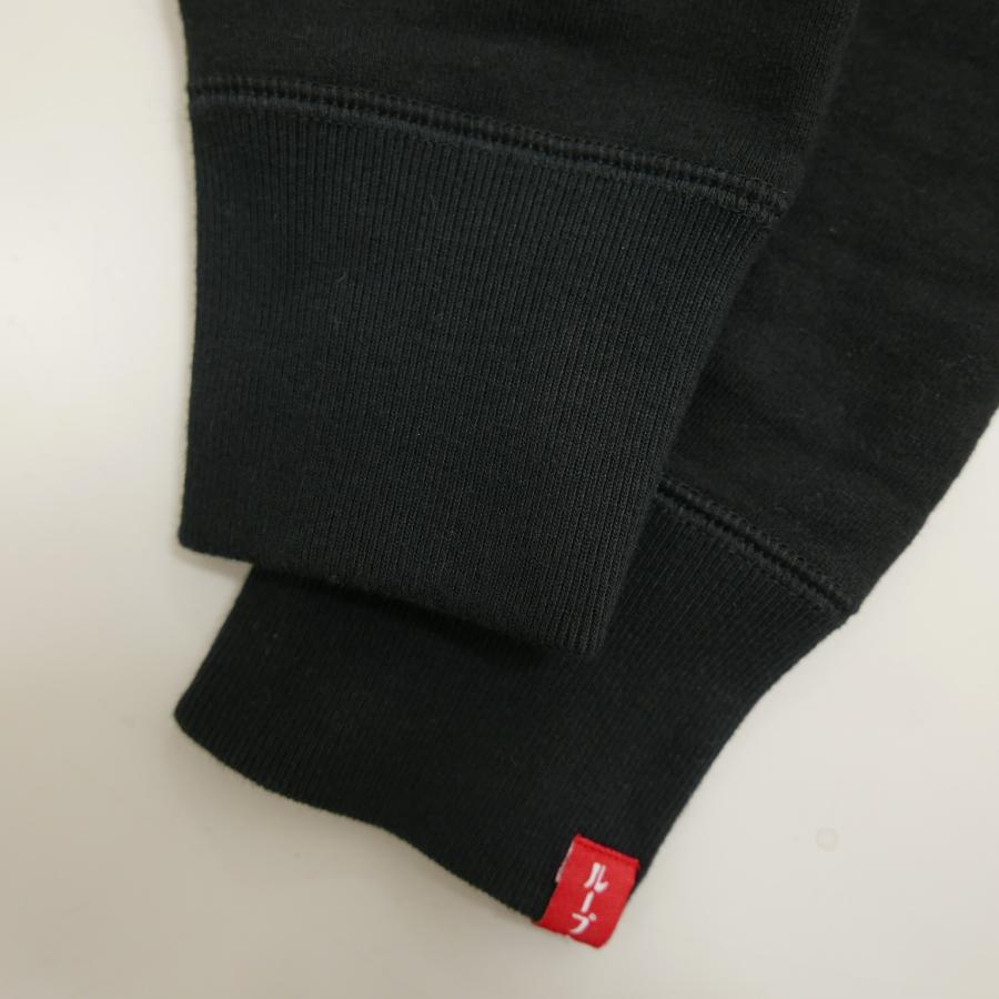 LOOPWHEELER（ループウィラー） LOOPWHEELER BEAMS ビームス別注吊裏 メンズ トップス ルーズフィット タートルネック スウェット BLACK S ...