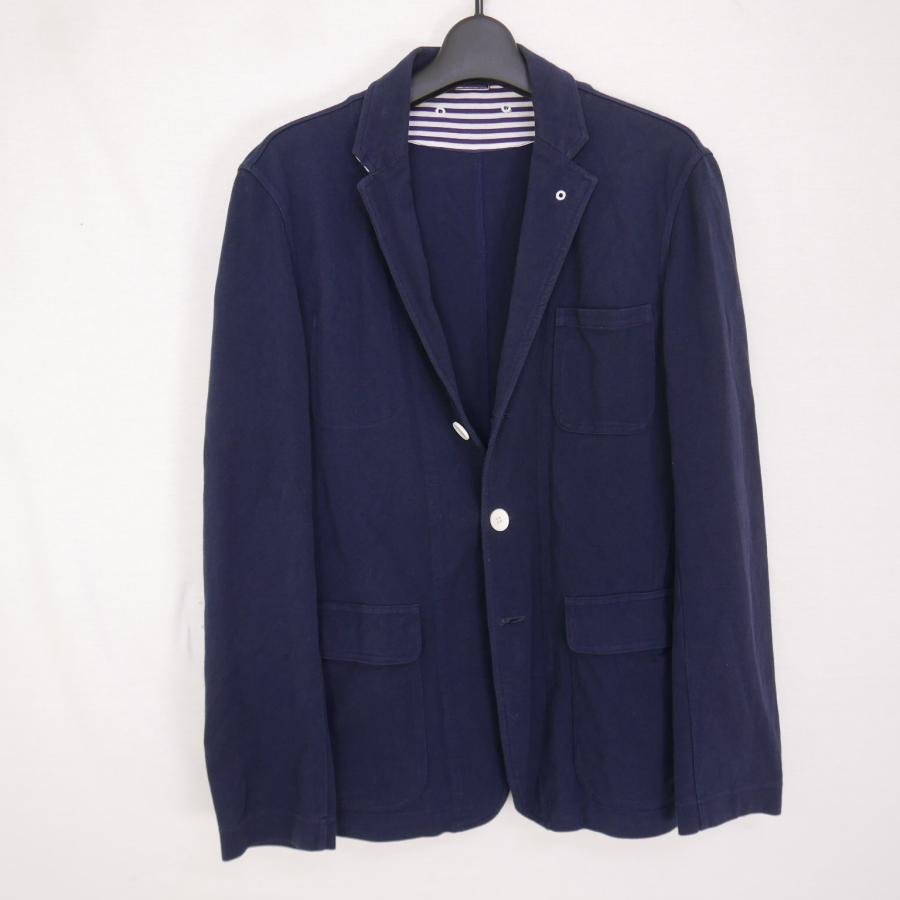 SOPHNET. ソフネット 3 BUTTON UNCONSTRUCTED JACKET メンズ 3ボタン 鹿の子 テーラードジャケット 紺NAVY M SOPH-120059 ...
