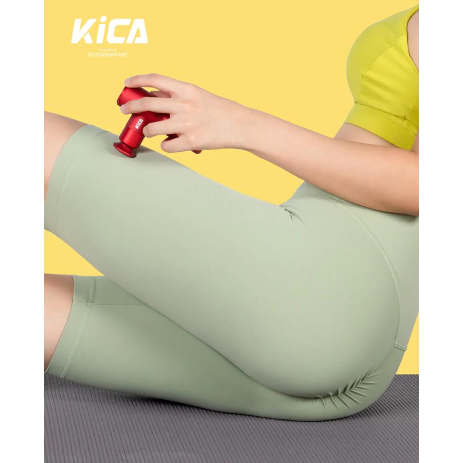 KiCA Kica mini2 マッサージ器 小型 肩こり 足 腰 全身 女性 ボディケア 軽量 筋膜リリース ガン 電動 マッサージ機 ...
