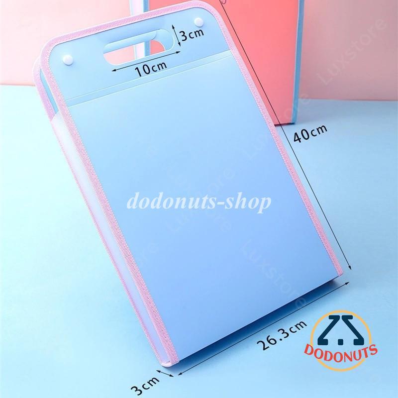 ブランド登録なし ファイル収納 ファイルケース ファイルホルダー a4 クリア 大容量 PP材質 かわいい 縦型 オフィス 学校 手提げ収納袋 13枚 携帯に便利 書類ケース : ドドナッツ ...
