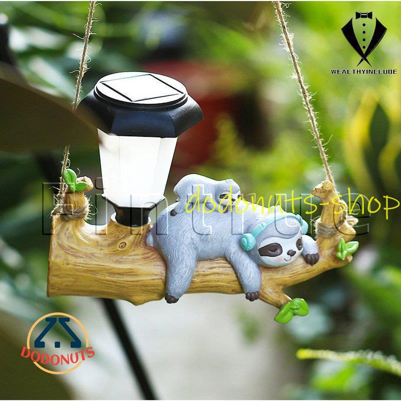 ソーラー置物 屋外 ガーデンライト 吊り下げ リス ナマケモノ かわいい 童話 庭 飾り 屋外 アウトドア デコレーション 電池不要 樹脂 プレゼント : yyt229-njo108 : ドド ...