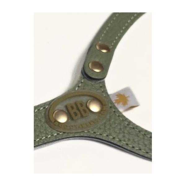 バディーベルト ハーネス 4.5号 セージ スワロフスキークリスタル付 Sage 小型犬 ペット レザー 本革 BUDDYB : DogSkip Yahoo!店 - 通販 - Yahoo!ショッピング