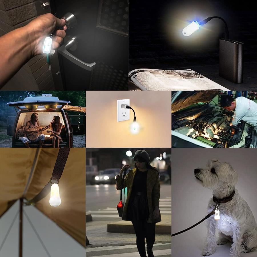 DOKEEP 超ミニLEDライト 超軽量 11g USB充電式 EDC 高輝度 ミニ懐中電灯 3モード 250ルーメン ポケットライト 防水 超小型 ミニ投光器 : DOKEEP直営店 ...