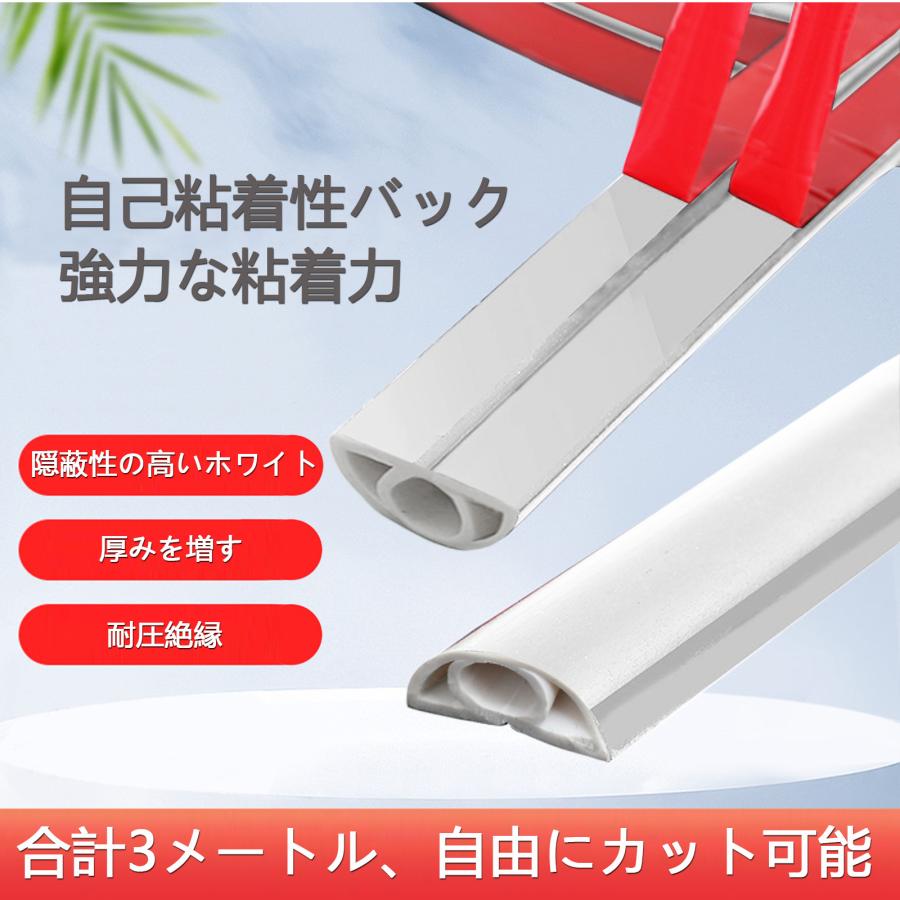 フロアコードカバー ケーブルプロテクター 隠し 配線カバー 床用モール コード 収納 DIY切断可能 粘着テープ付き ホワイト 取扱説明書 : DOKEEP直営店 - 通販 - Yahoo ...