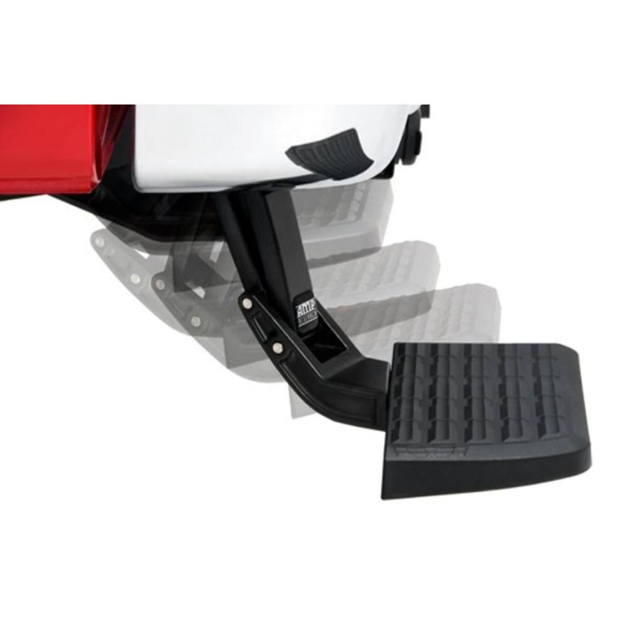 [AMP Research 正規品] ベッドステップ リトラクタブル バンパーステップ ブラック アルミ USトヨタ タコマ 2016年 ...