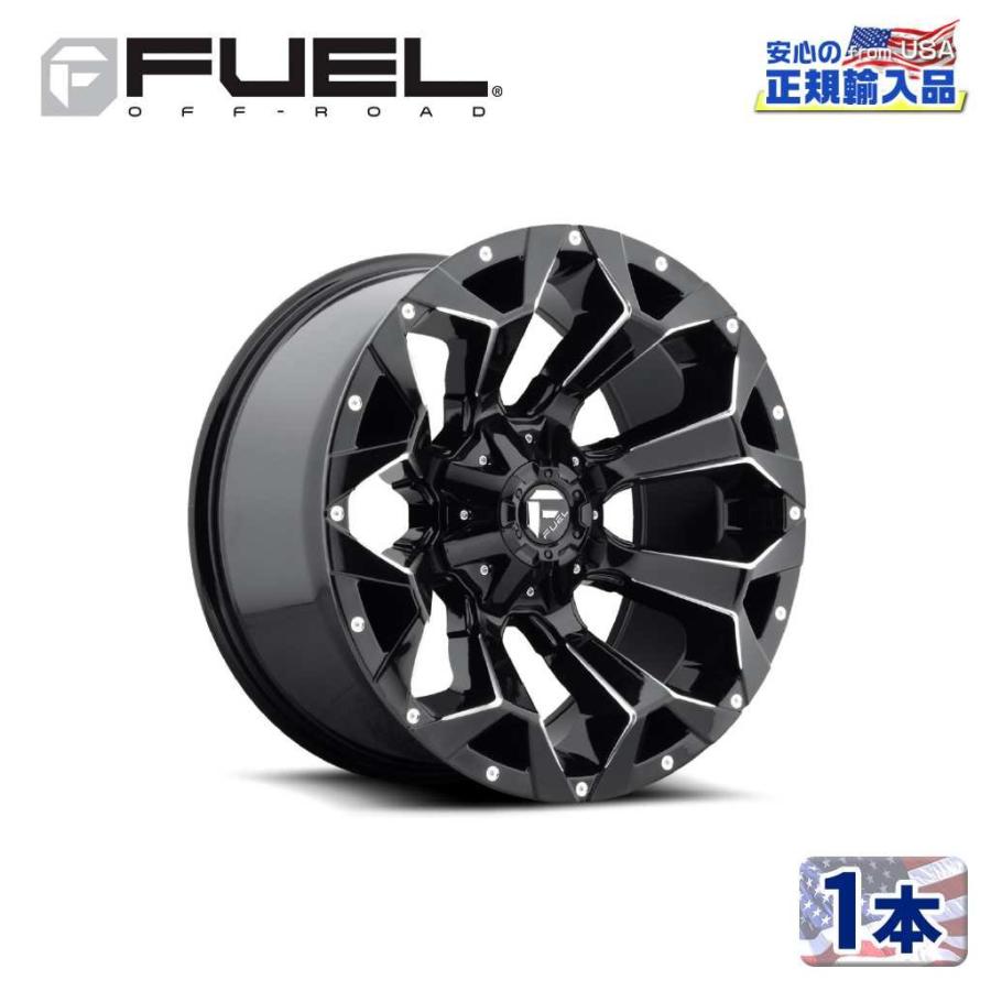 FUEL OFF-ROAD [FUEL OFFROAD(フューエル)]20インチアルミホイール 1本 D576 ASSAULT アサルト 20×9 8H170 +1 CB125.1 ...