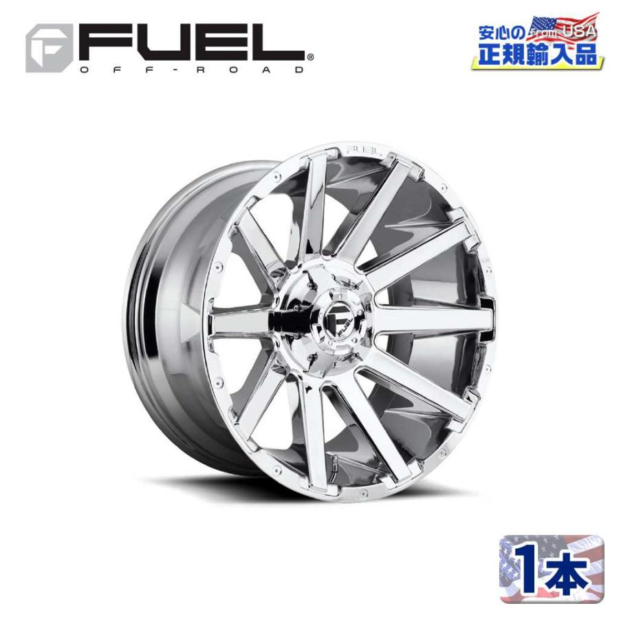 [FUEL OFFROAD(フューエル)]20インチアルミホイール 1本 D614 CONTRA コントラ 20×10 6H135/139.7 ...
