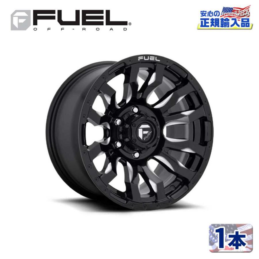 [FUEL OFFROAD（フューエルオフロード）正規品]17インチアルミホイール 1本 汎用 D673 BLITZ 17×9 5H 127 ...
