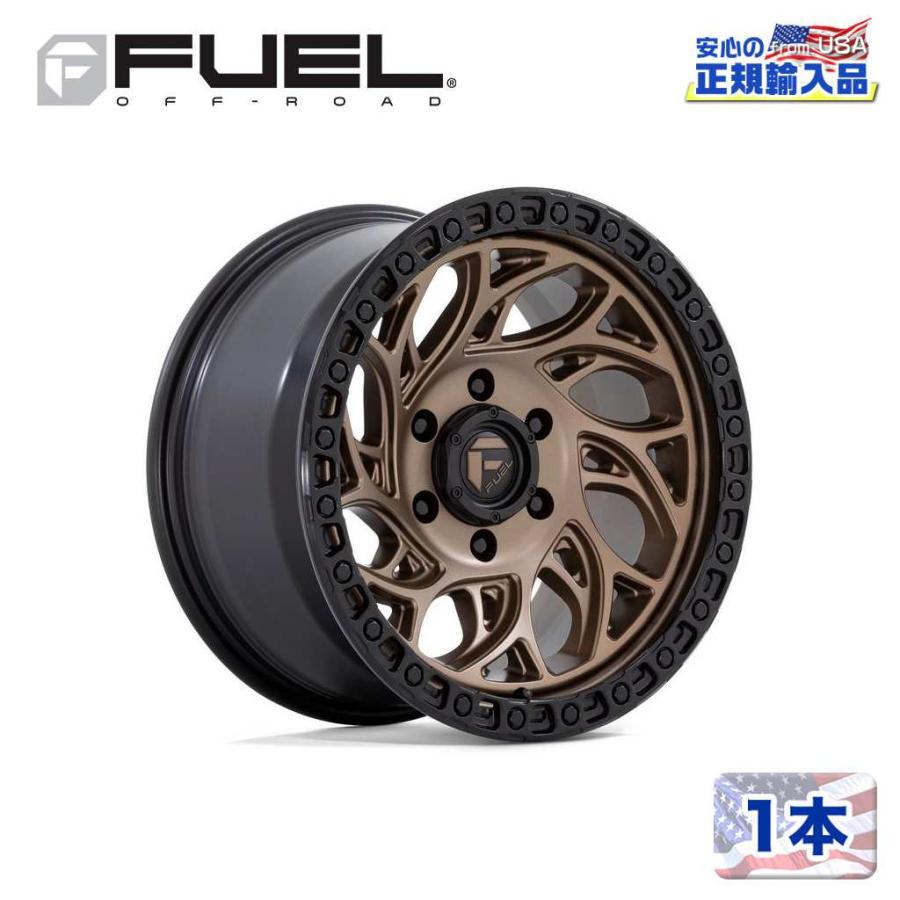 FUEL OFF-ROAD [FUEL OFFROAD(フューエル)]15インチアルミホイール 1本 D841 RUNNER OR 15×10 ...