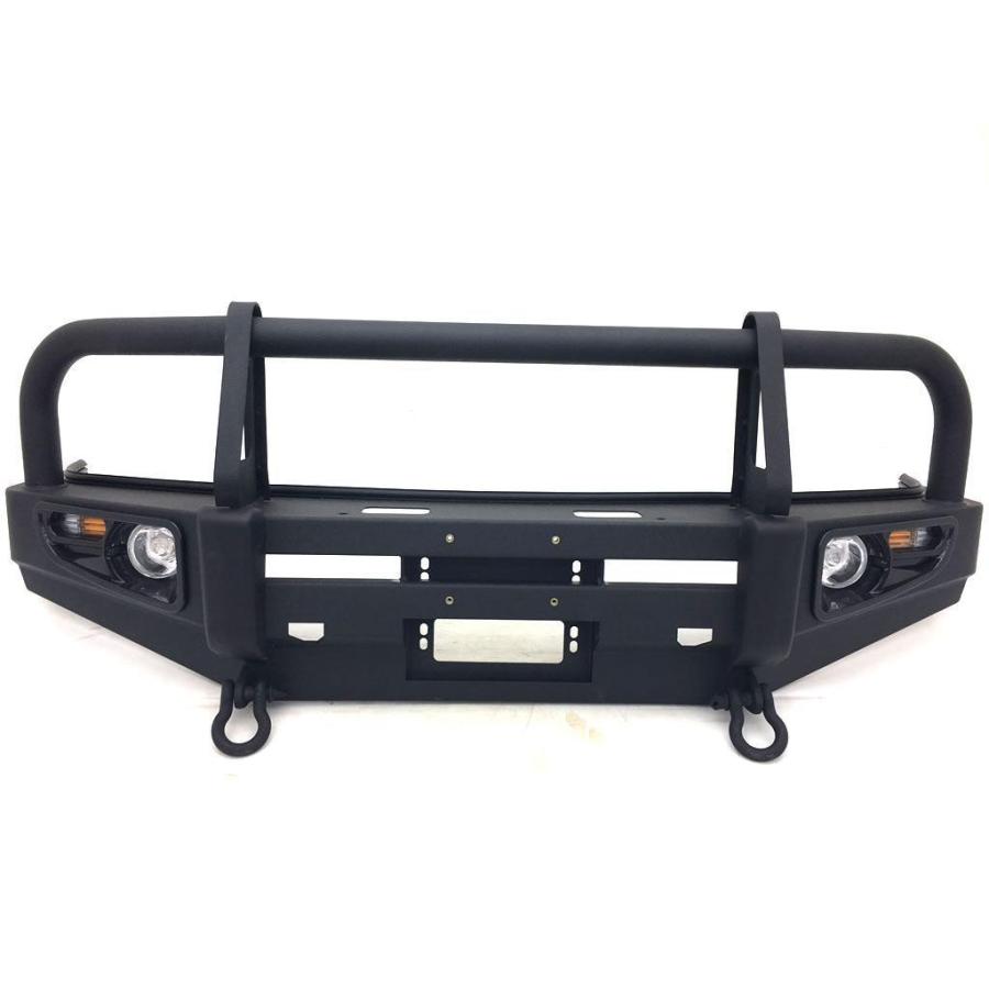 GI★GEAR フロントバンパー ウインチバンパー カンガルーバンパー バンパーガード ランドクルーザー76 ランクル76 LC76 パーツ ...