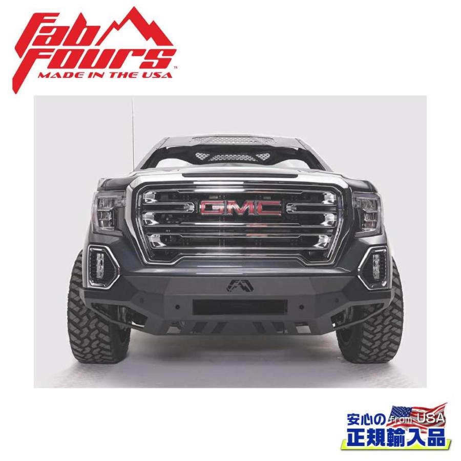 [FAB FOURS(ファブフォース)正規輸入品]VENGEANCE フロントバンパー ガード無・センサー有 GMC 1500 /GS19 ...