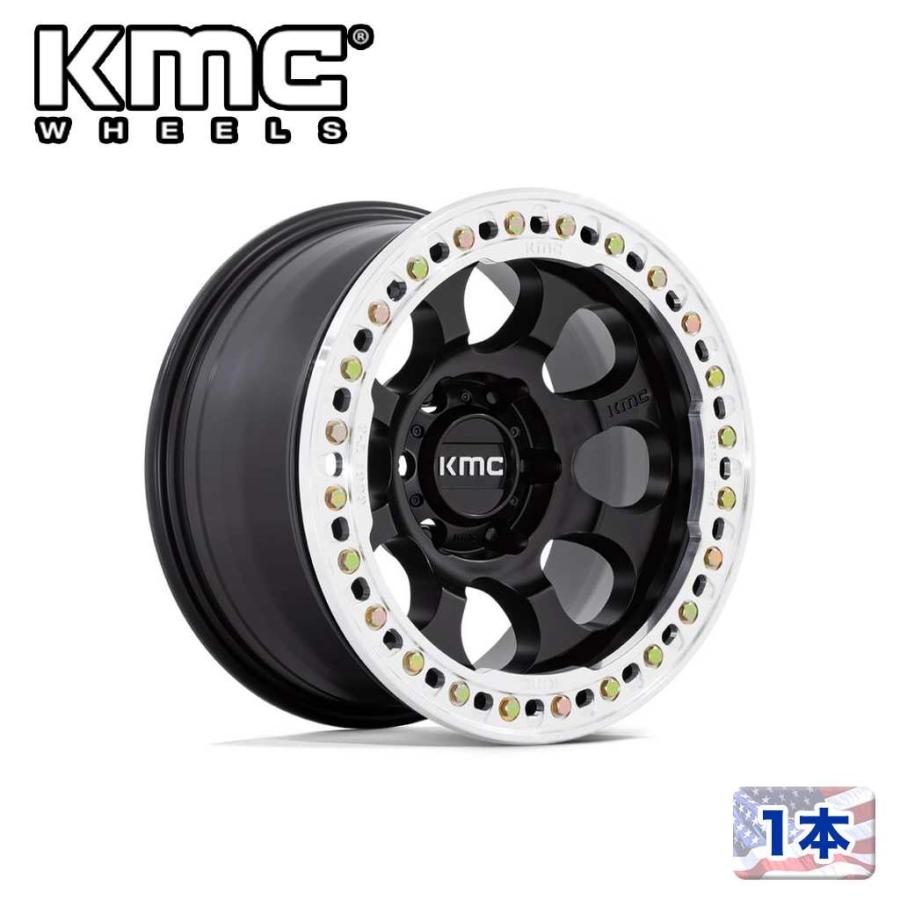 KMC（車） [KMC 日本販売代理店]17インチアルミホイール 1本 KM237 RIOT BEADLOCK 17×8.5J 5H 127 ...