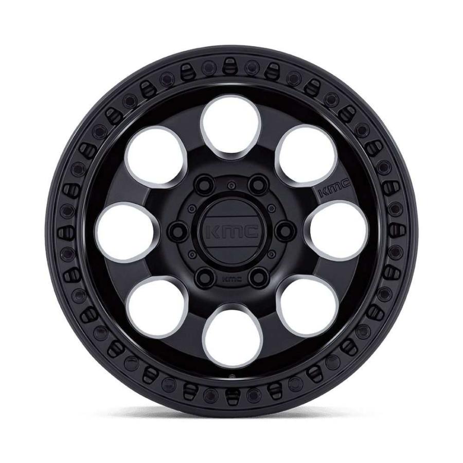 KMC（車） [KMC(ケーエムシー)] 17インチアルミホイール 1本 KM550 RIOT SBL 17×8.5J 5H 127 -12 ...