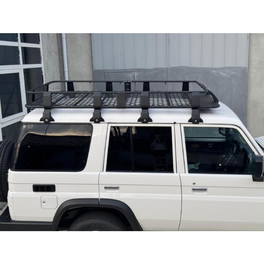 ランドクルーザー [GI★GEAR ジーアイ・ギア] オージースタイル ルーフラック ライトマウント4個付き 新型 ランドクルーザー70 ランクル70 : DOLONCO - 通販 ...
