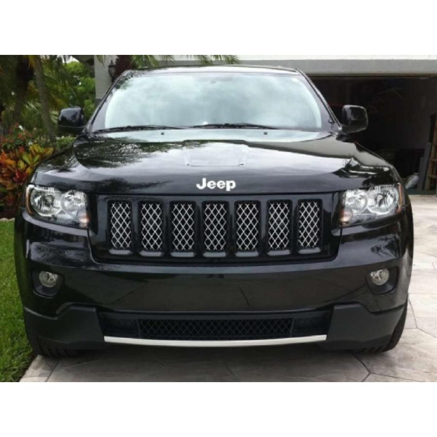 [MOPAR(モパー)USA正規品]純正パーツ ブリリアントブラックグリル＆ブライトメッシュインサートJEEP ジープ グランドチェロキー ...