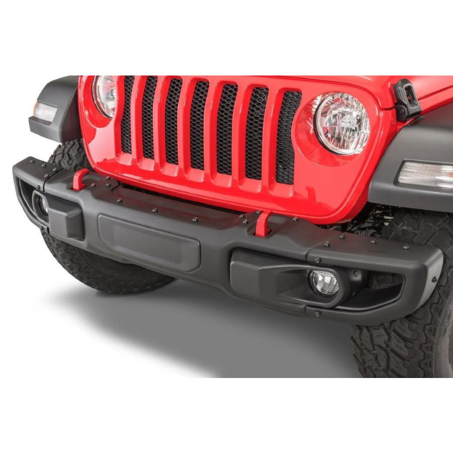 [MOPAR (モパー) USA正規品] ルビコンフロントバンパー LEDフォグランプ付き JEEP JLラングラー/ JT グラディエーター ...