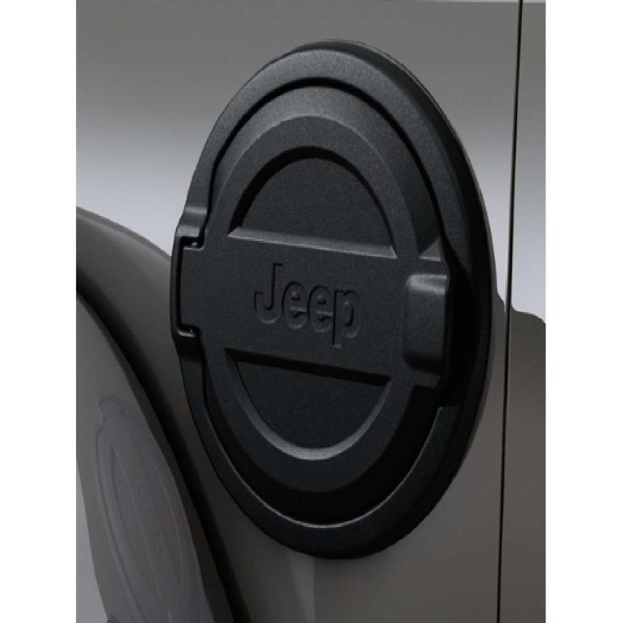[Mopar モパー] ヒューエルリッドカバー ガスドアカバー [Jeep]ロゴ入り JEEP ジープ JL ラングラー ガソリン車用 新型 ...