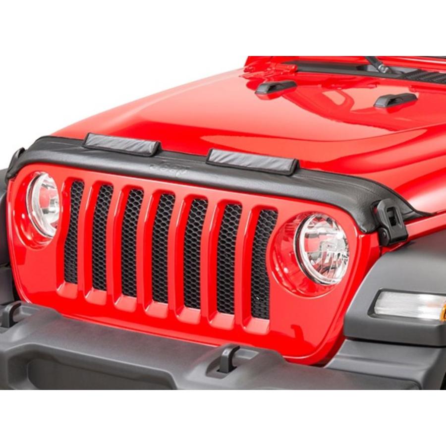 [MOPAR(モパー)USA正規品]ボンネットフードエンドカバー [Jeep]ロゴ入り ブラック JEEP ジープ JL ラングラー 2019 ...