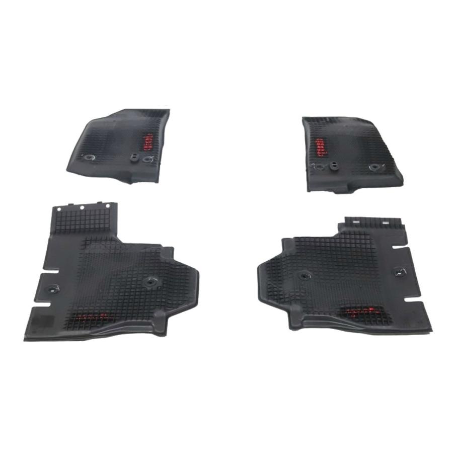 クライスラー・ジープ [MOPAR(モパー)USA正規品]ラバーフロアマット 一台分 ジープ ロゴ付 Jeep Wrangler ラングラー ...