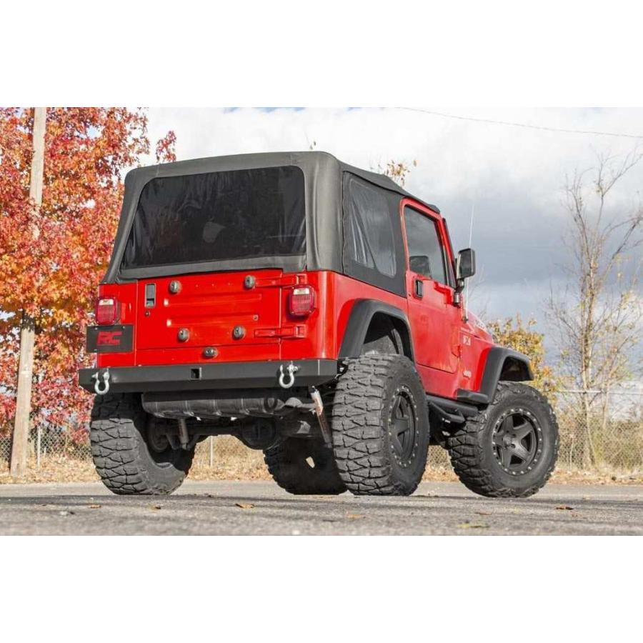 [ROUGH COUNTRY(ラフカントリー)正規品]リアバンパー 全幅 Jeep Wrangler ジープ ラングラー YJ/TJ/10591 : DOLONCO - 通販 - Yahoo ...