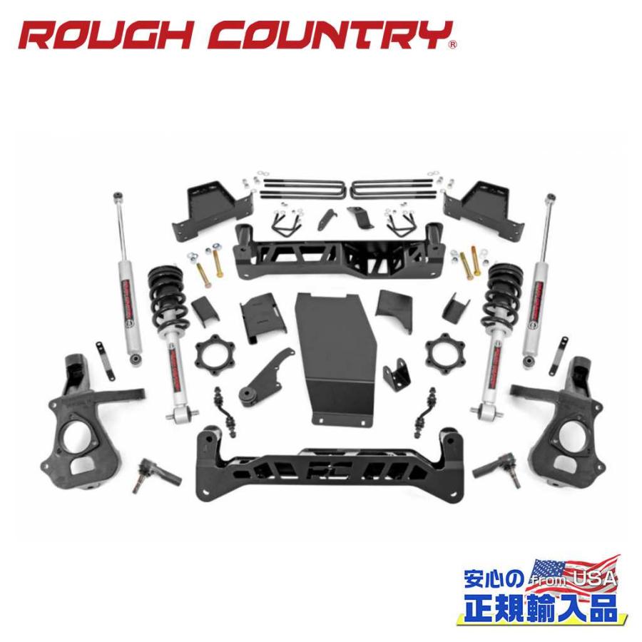 [ROUGH COUNTRY(ラフカントリー)]7インチリフトキット キャストアルミ・リフトストラット・プレミアムN3 シボレー/GMC ...