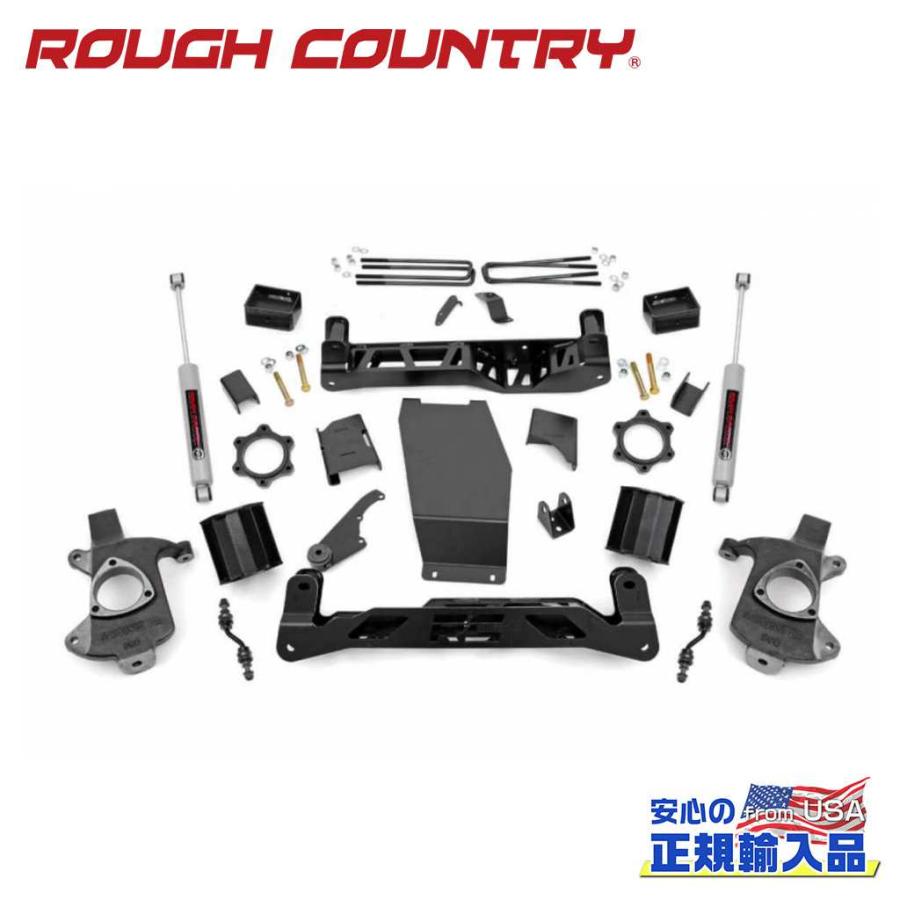 [ROUGH COUNTRY(ラフカントリー)]5インチリフトキット キャストアルミ・プレミアムN3・ストラットスペーサー シボレー/GMC 1500/22431 : DOLONCO - 通販 ...