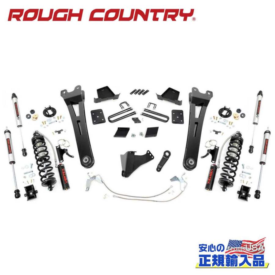 [ROUGH COUNTRY ラフカントリー] 6インチリフトアップキットディーゼル車専用 V2付き フォード スーパーデューティー F250 ...