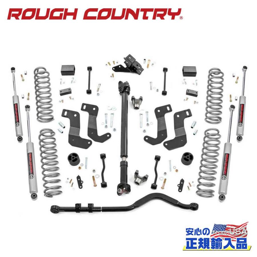 [ROUGH COUNTRY(ラフカントリー)正規輸入総代理店]3.5インチリフトキット(2) プレミアムN3 Jeep Wrangler ...