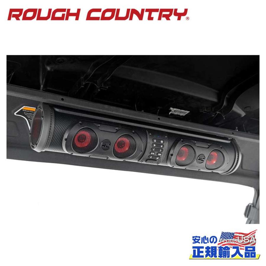[ROUGH COUNTRY(ラフカントリー)正規品]LED付き BLUETOOTH サウンドバー 8 スピーカー 汎用/99510 ...