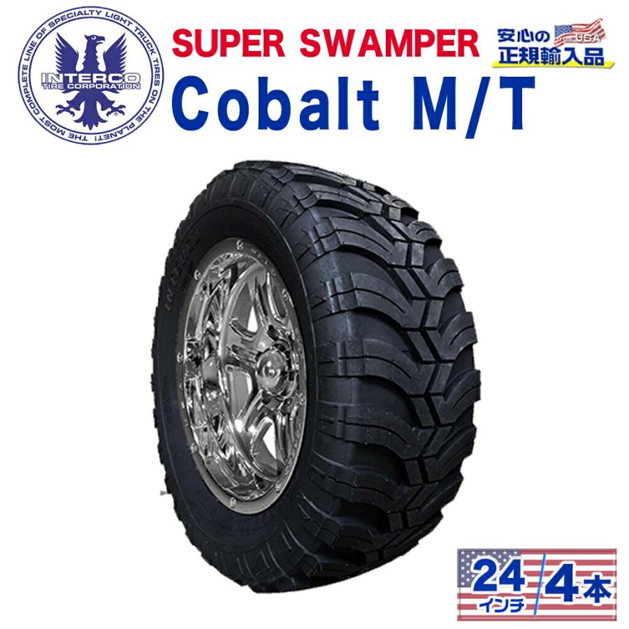 [INTERCO TIRE インターコタイヤ]タイヤ4本 super swamper スーパースワンパー Cobalt M/T コバルト ...