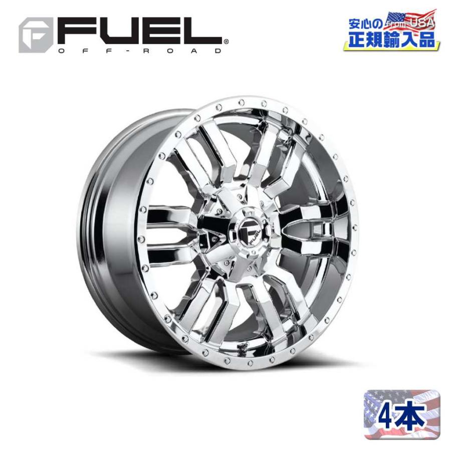 FUEL OFF-ROAD [FUEL OFFROAD(フューエル)]20インチアルミホイール 4本セット D631 SLEDGE スレッジ ...