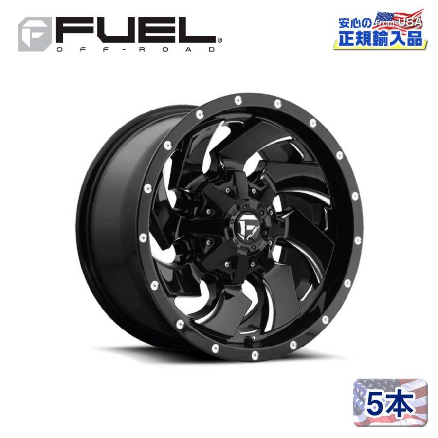 FUEL OFF-ROAD [FUEL OFFROAD(フューエル)]20インチアルミホイール 5本セット D574 CLEAVER クリーバー 20×9 8H170 +20 CB125.1 ...