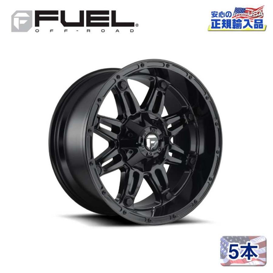FUEL OFF-ROAD [FUEL OFFROAD(フューエル)]20インチアルミホイール 5本セット D625 HOSTAGE ホ ...