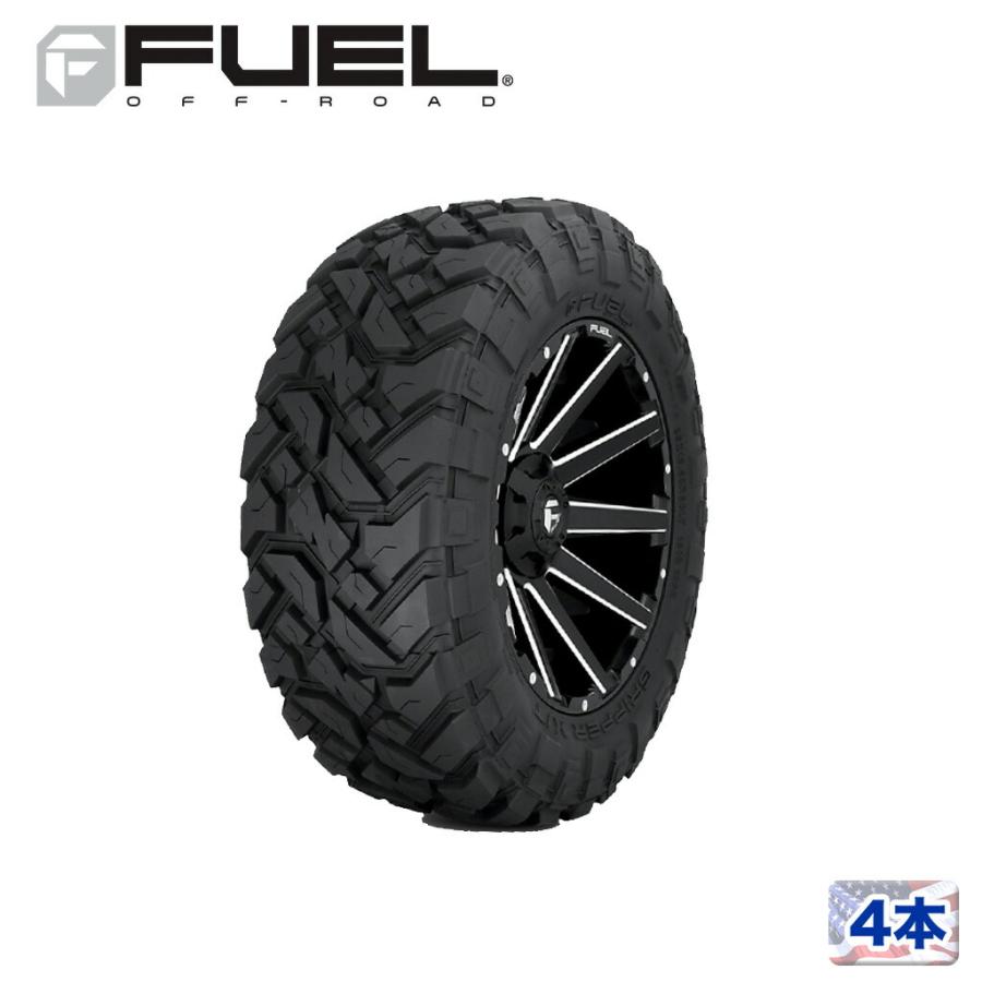 FUEL OFF-ROAD [FUEL OFFROAD(フューエル オフロード) 正規輸入総代理店]22インチタイヤ 4本 GRIPPER ...