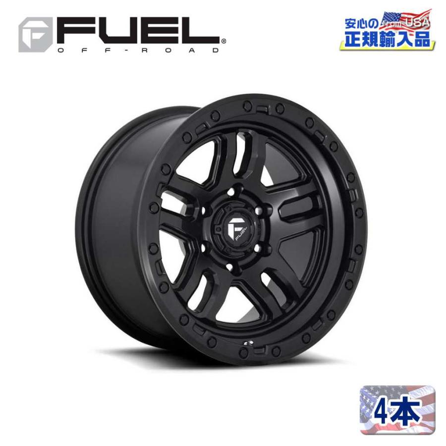 [FUEL OFFROAD（フューエルオフロード）正規品]17インチアルミホイール 4本 汎用 D700 AMMO 17×9 6H 139.7 ...